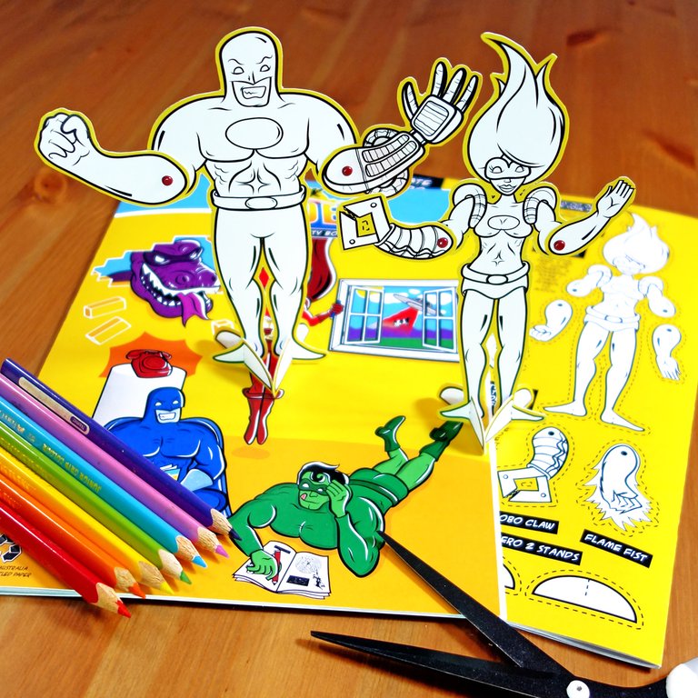 Pack of Heroes - Superhero Activity Book – Sweets Workshop